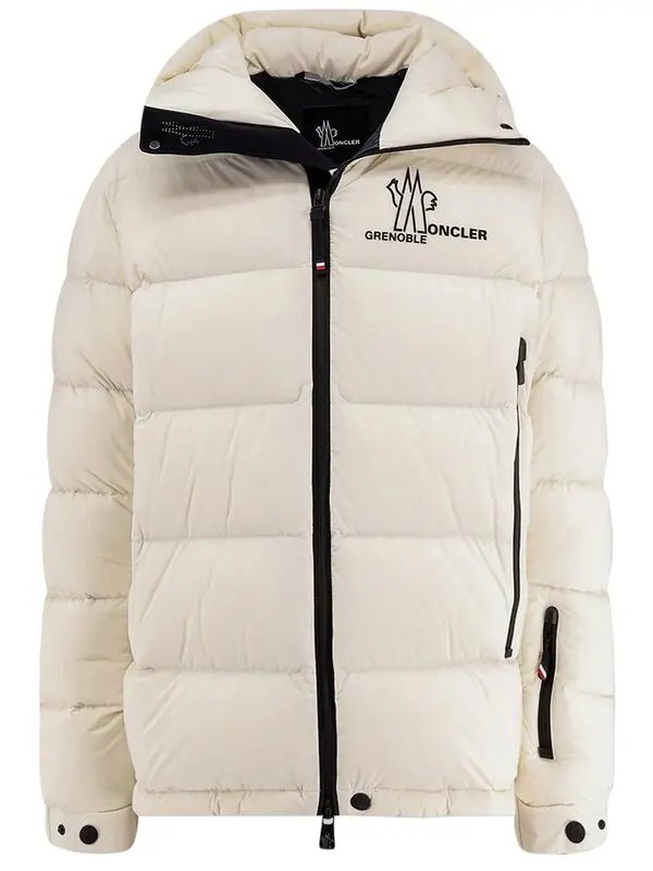 Moncler Technical Ski And Snowboard Jacket With Adjustable Hood