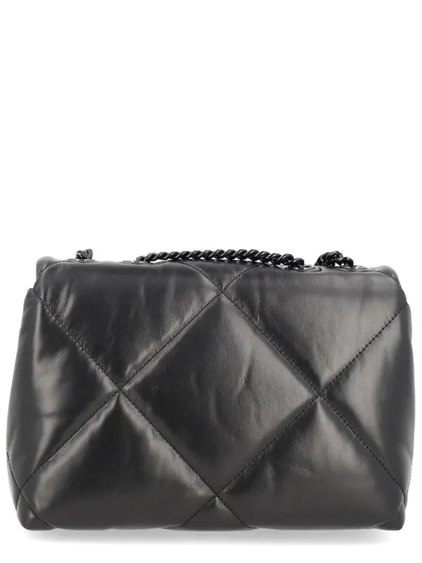 Tory Burch Quilted Leather Shoulder Bag - Black