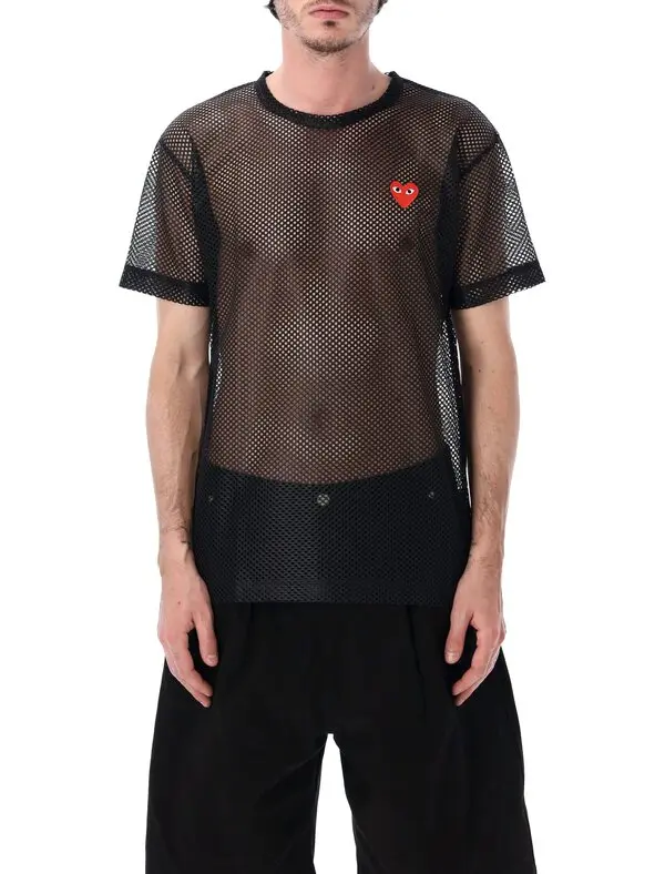 Play Comme Des Garcon Playful Graphic Tee For - Black
