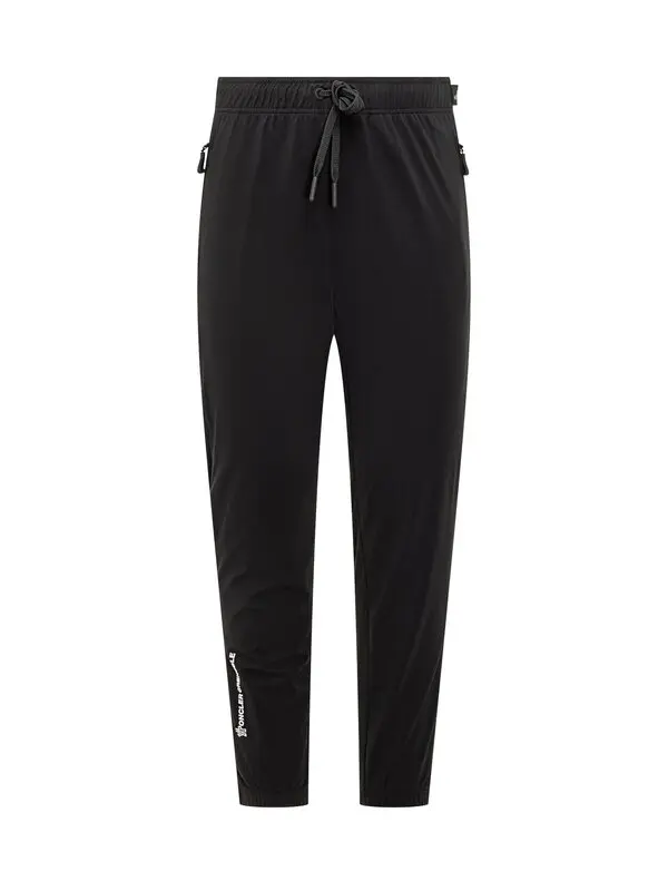 Moncler Technical Trousers With Drawstring Fw25 - Nero