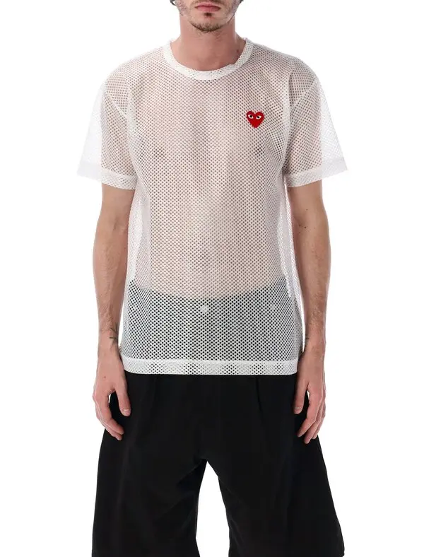 Play Comme Des Garcon Classic Play Mini Tee For - White