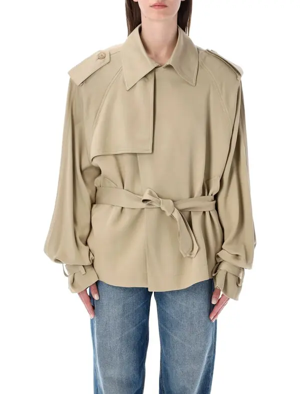 THE FRANKIE SHOP The Essential Coat - Beige