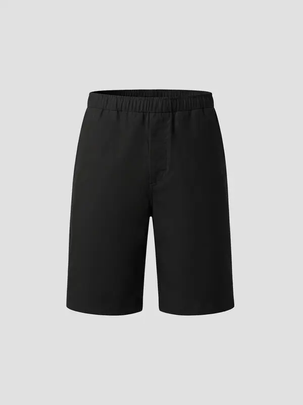 RIER Riera Classic Cotton Mini Shorts - Black