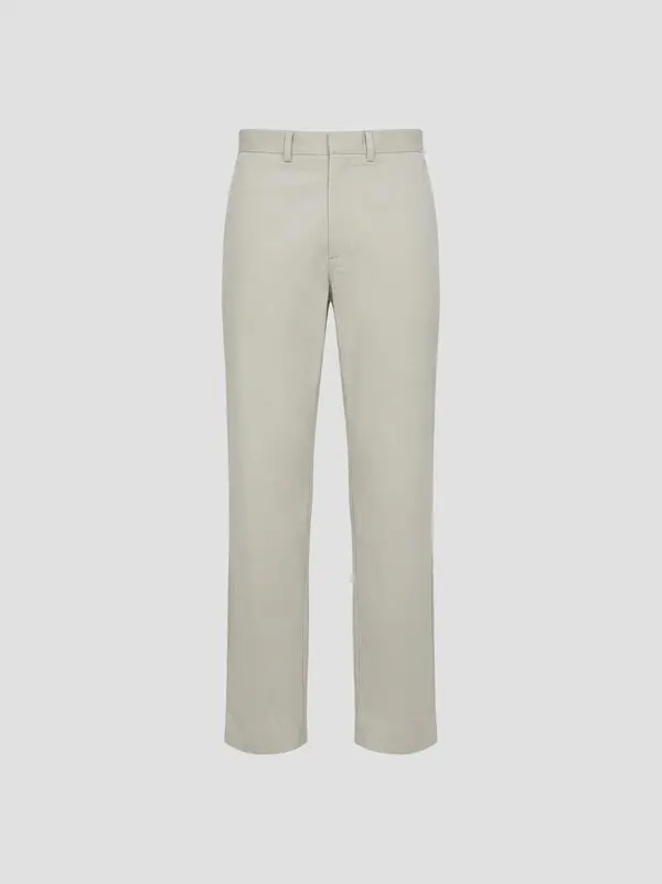 RIER Riere Lightweight Cotton Mini Trousers - Light Grey Suit