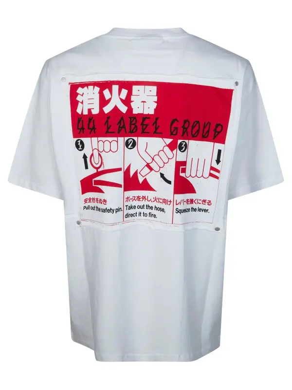 44 LABEL GROUP Mini Front Print T-shirt