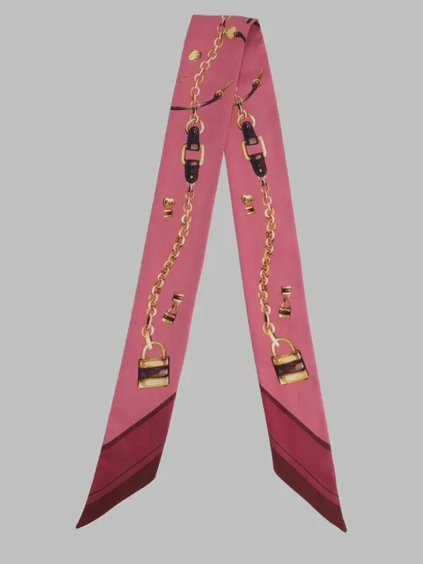 Chloé Fascinating Mini Silk Foulard - Pink