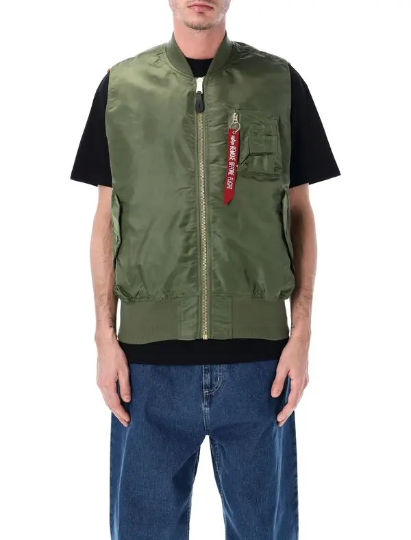 Alpha Industries Ma-1 Reversible Vest Size