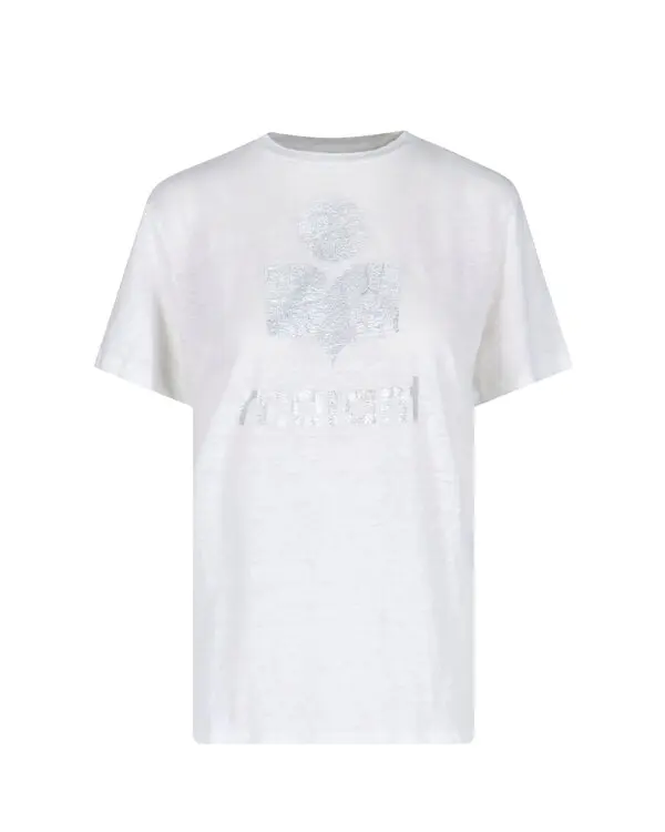 MARANT ETOILE Linen Top - White