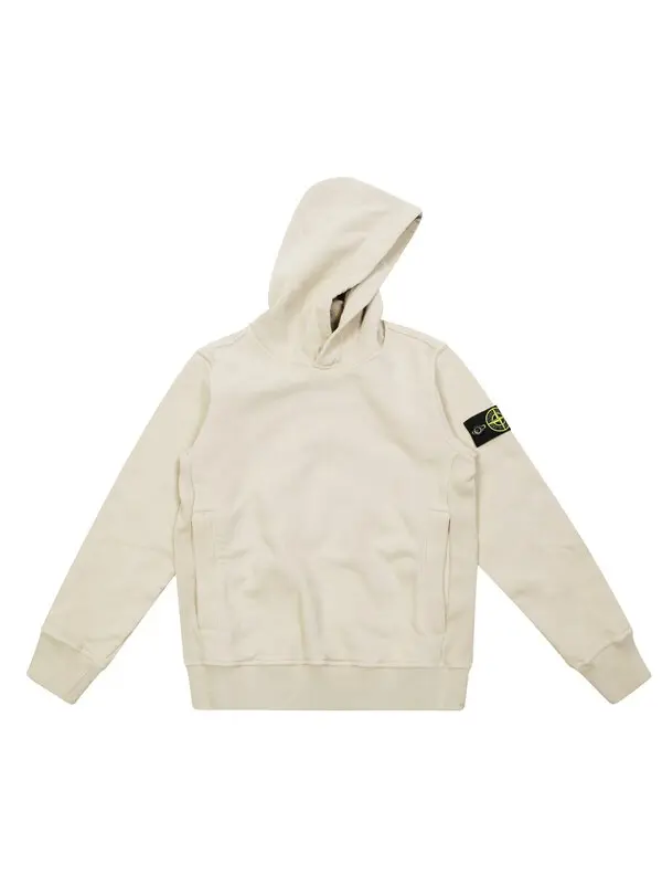Stone Island Basic Hoodie With Logo Badge - V0095