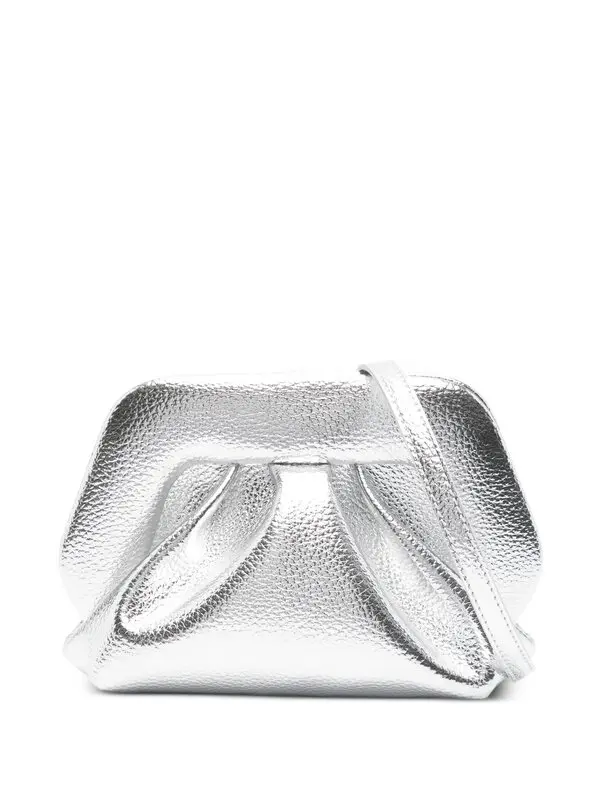 THEMOIRE Mini Leather Bag With Detachable Shoulder Strap 14 Cm X 21 Cm