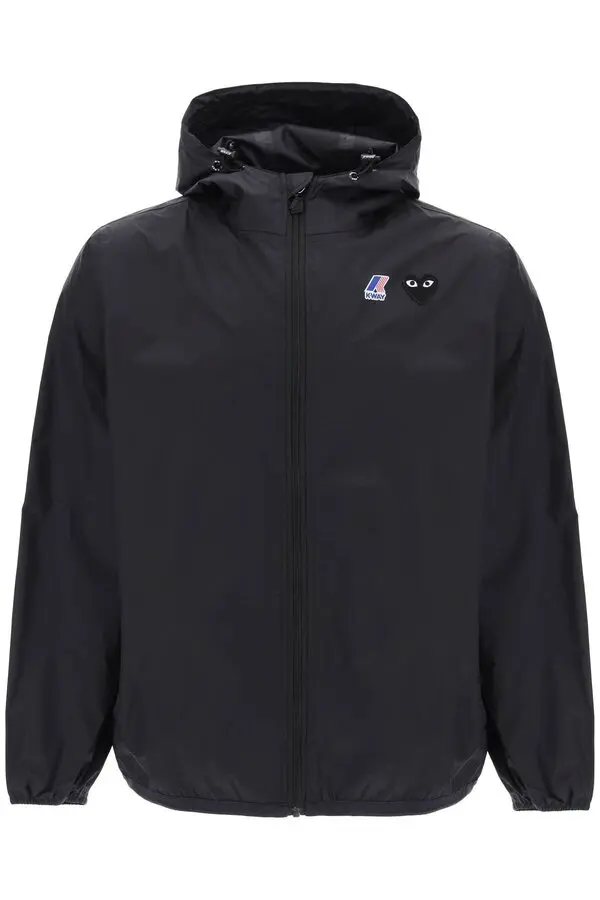 Play Comme Des Garcon Emblem Graphic Jacket For