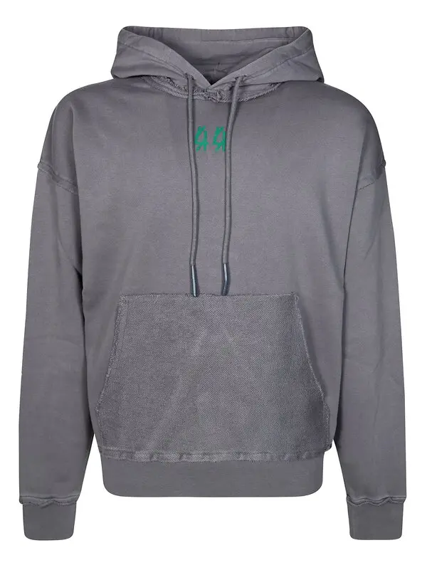 44 LABEL GROUP Graphic-print Hoodie - Grigio