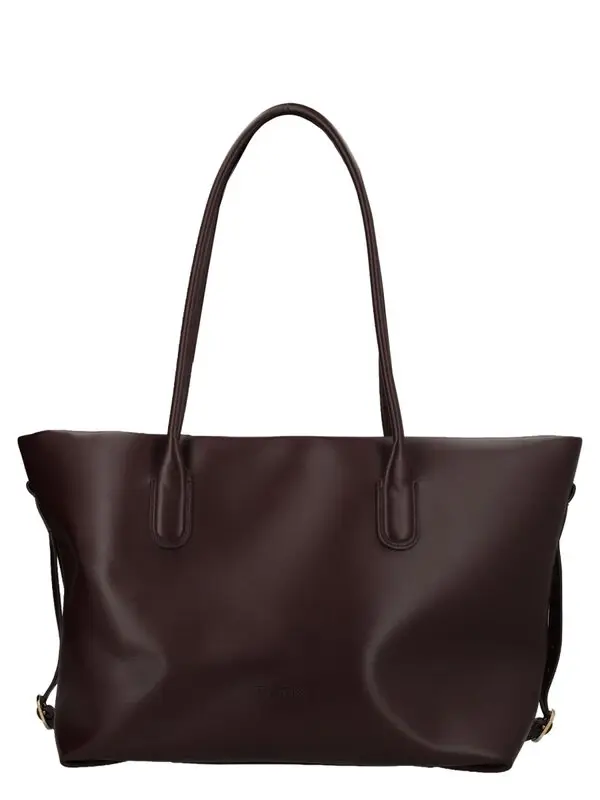 THEMOIRE Structured Tote Bag - Brown