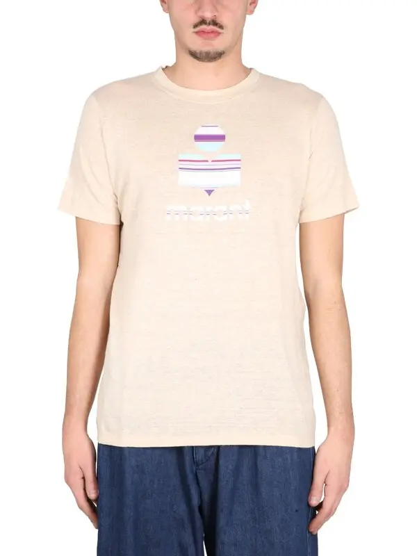 MARANT Crawling Logo Print T-shirt