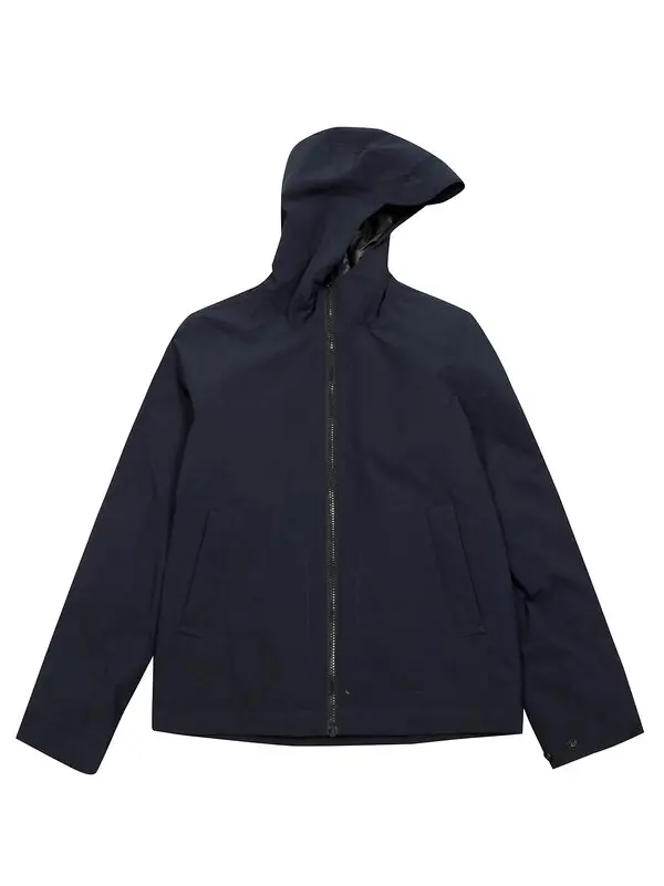 Stone Island Mini Parka With Logo Badge Fw25