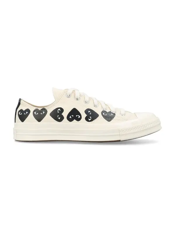 CONVERSE X COMME DES GARONS PLAY Multi Heart Low Top Sneakers