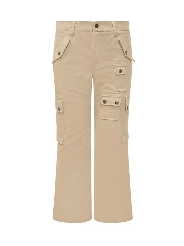 Isabel Marant Étoile Straight-leg Cargo Trousers - Beige