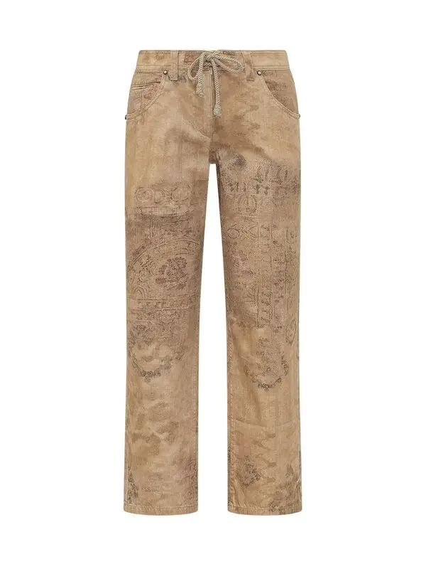 Isabel Marant Étoile Chic Paint Trousers With Pocket Detail - Desert