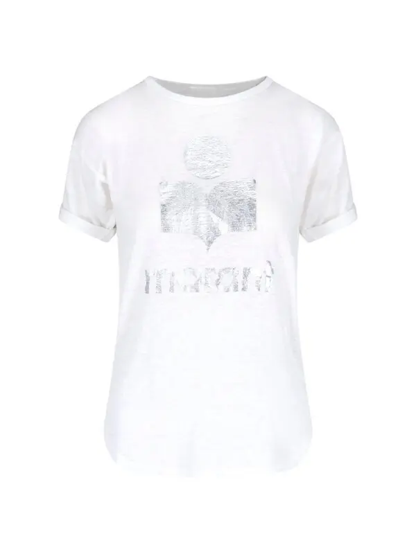 MARANT ETOILE Koldi T-shirt With Necklace Detail - White