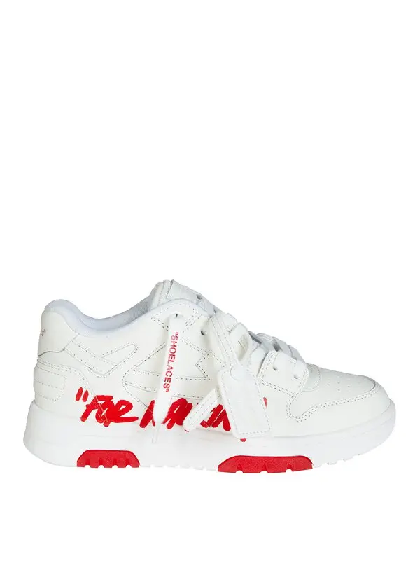 Off-White Canvas Vulcanized - Rosso
