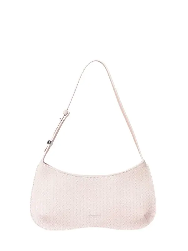 Jacquemus Mini Handbag With Adjustable Strap And Woven Texture