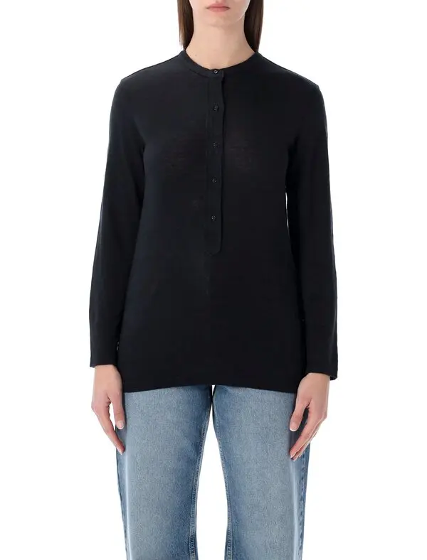 MARANT ETOILE Lucy Long-sleeve T-shirt - Black