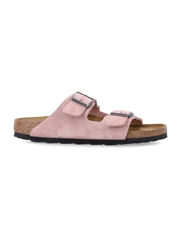 BIRKENSTOCK Arizona Sandals With Adjustable Buckle Straps - Pink Clay