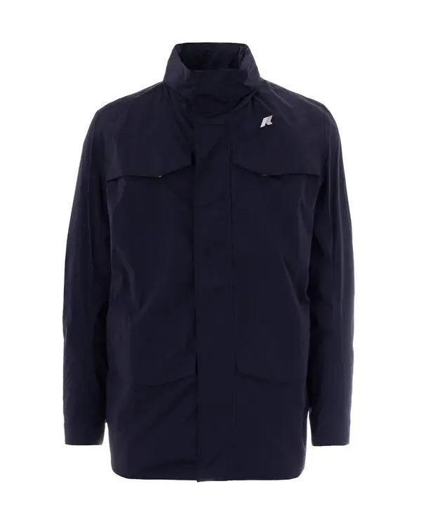 K-WAY Lightweight Weather-resistant Coat With Cotton Lining