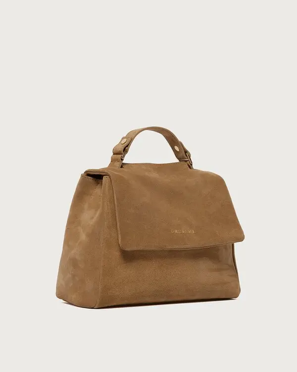 Orciani Logo Flap Tote
