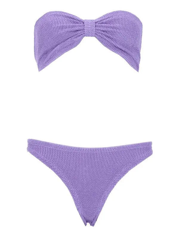 Hunza G High-waisted Bikini Set - Lilac