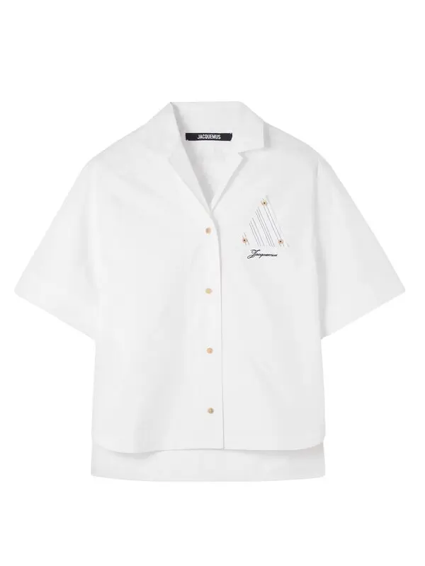Jacquemus Oversized Camp Collar Shirt