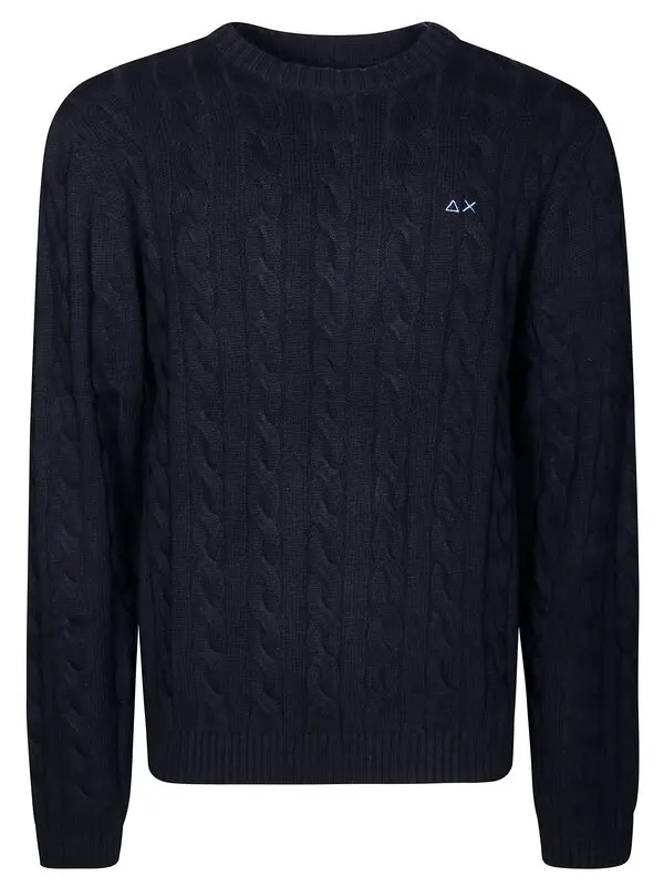 SUN 68 Textured Knit Pullover For