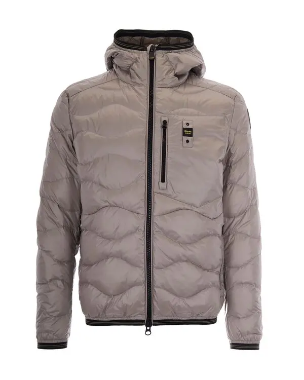 BLAUER. Hooded Quilted Puffer Jacket
