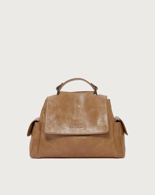 Orciani Sveva Stark Leather Handbag With Strap