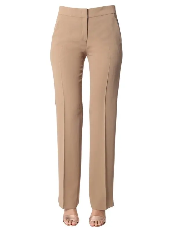 N°21 Tailored Straight Leg Trousers - Beige