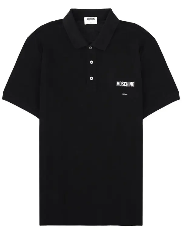 Moschino Cotton Short Sleeve Polo Shirt
