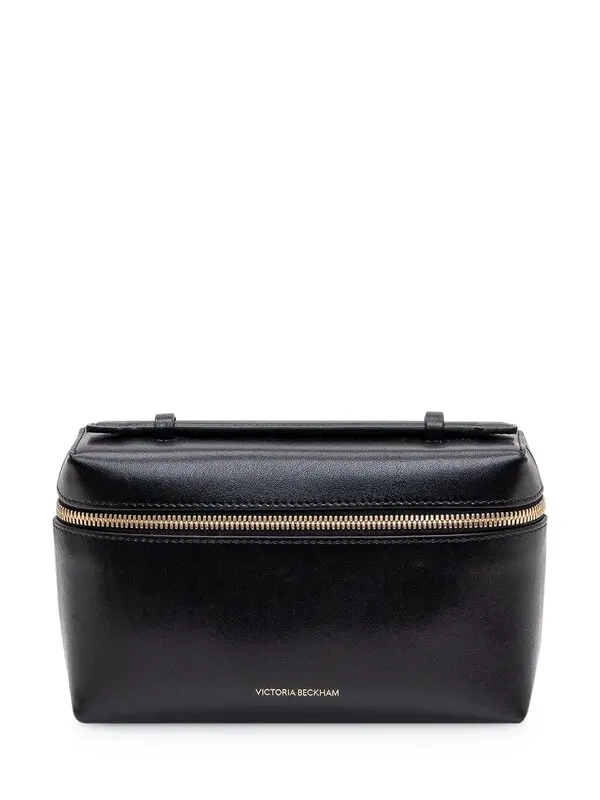 Victoria Beckham Leather Vanity Case - Black