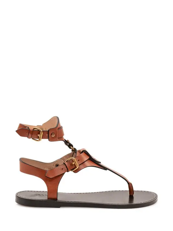 Isabel Marant Étoile Eveena Mini Sandal - Cognac