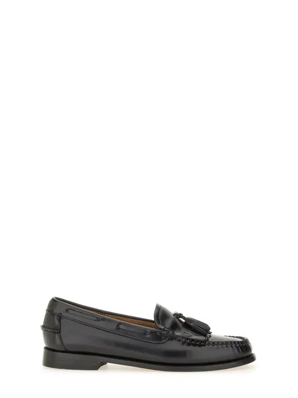 G.H. BASS & CO. Esther Weejuns Tassel Loafers With Kiltie - Black