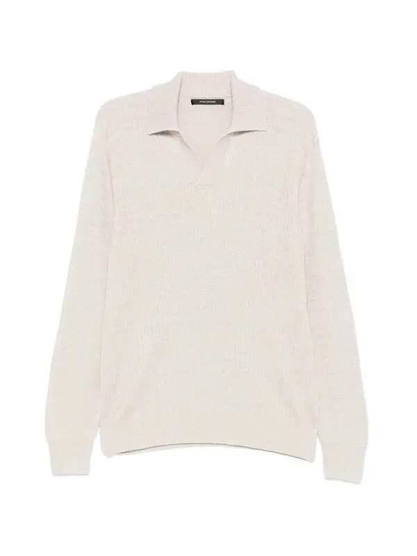 Tagliatore Ribbed Sweater 100% Cotton