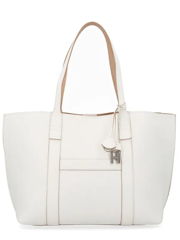 Hogan Script Shopping Bag Medium - White