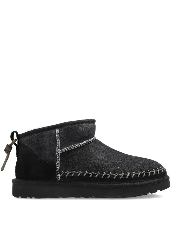 UGG Ultra Mini Biarritz Boots - Black