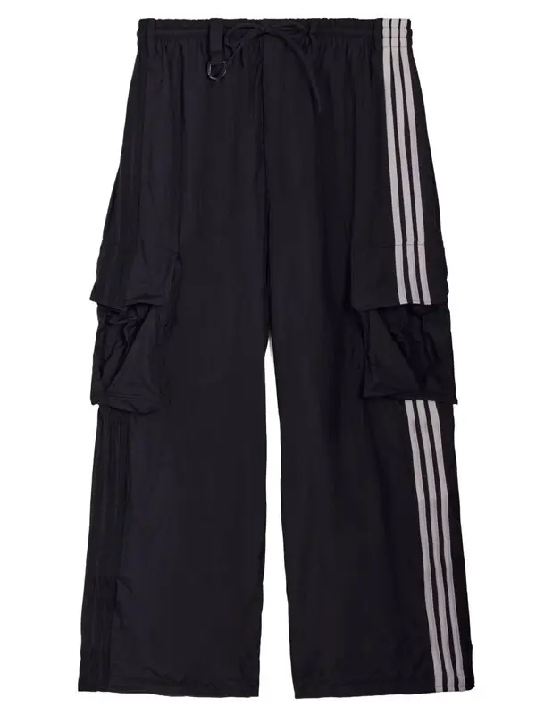 Y3 Nylon 3-stripes Cargo Pants - Black