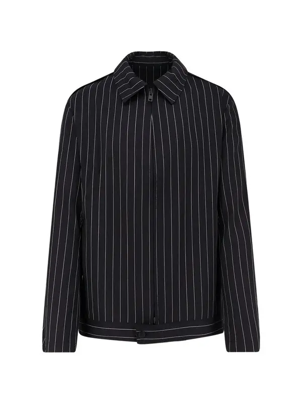 Y3 Mini Utility Blouson With Pinstripe Pattern