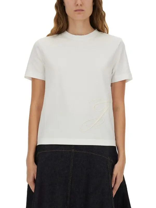 Jacquemus Embroidered J T-shirt - White