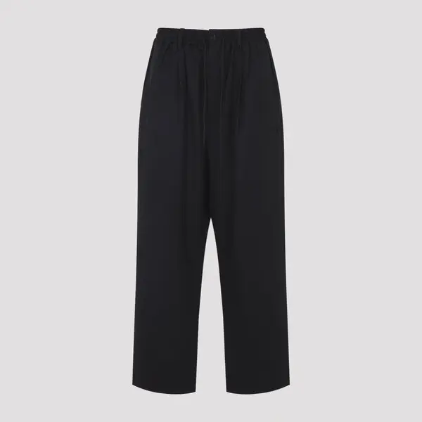 Y3 Refined Wool Track Pants - Black