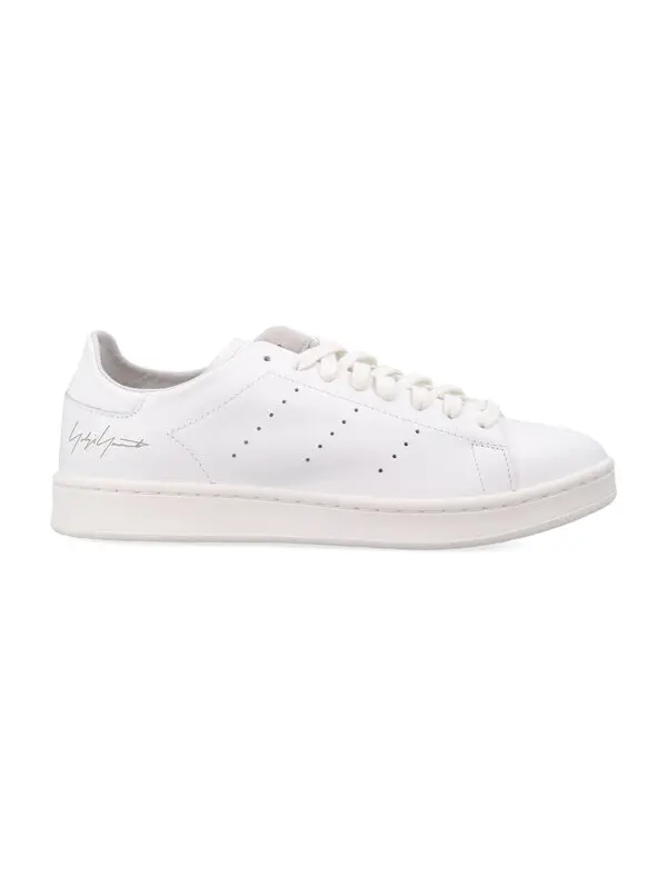 Y3 Low-top Leather Lace-up Sneakers - Bianco