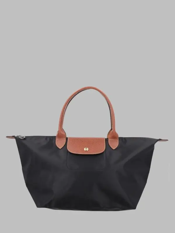 Longchamp Nylon Tote Bag - Black