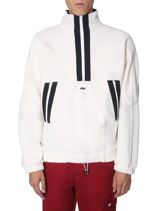 MSGM Contrast Stripe Sweatshirt