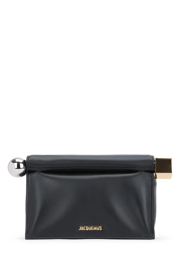 Jacquemus Mini Round Pouch - Black